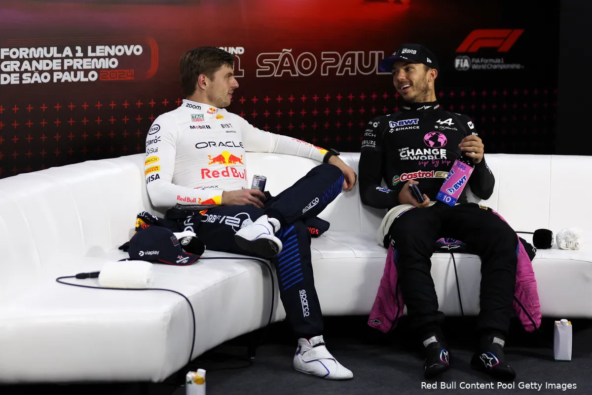 Gasly over tijd naast Verstappen: 'Veel werd duidelijk na gesprekken ...