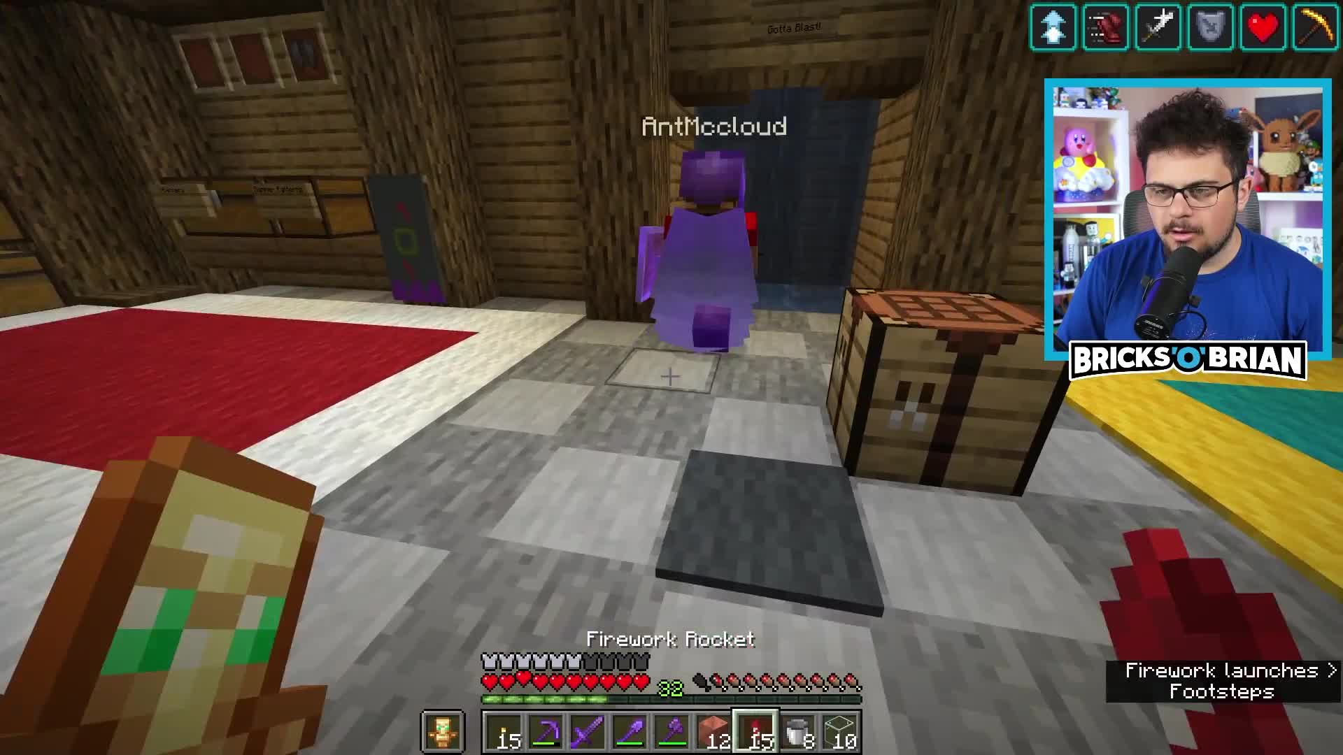 Declan the axolotl - Episode 7 - Minecraft survival with Bricks 'O' Brian!