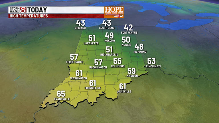 Warm Christmas, cloudy with colder air arriving this weekend | Dec 24, 2025