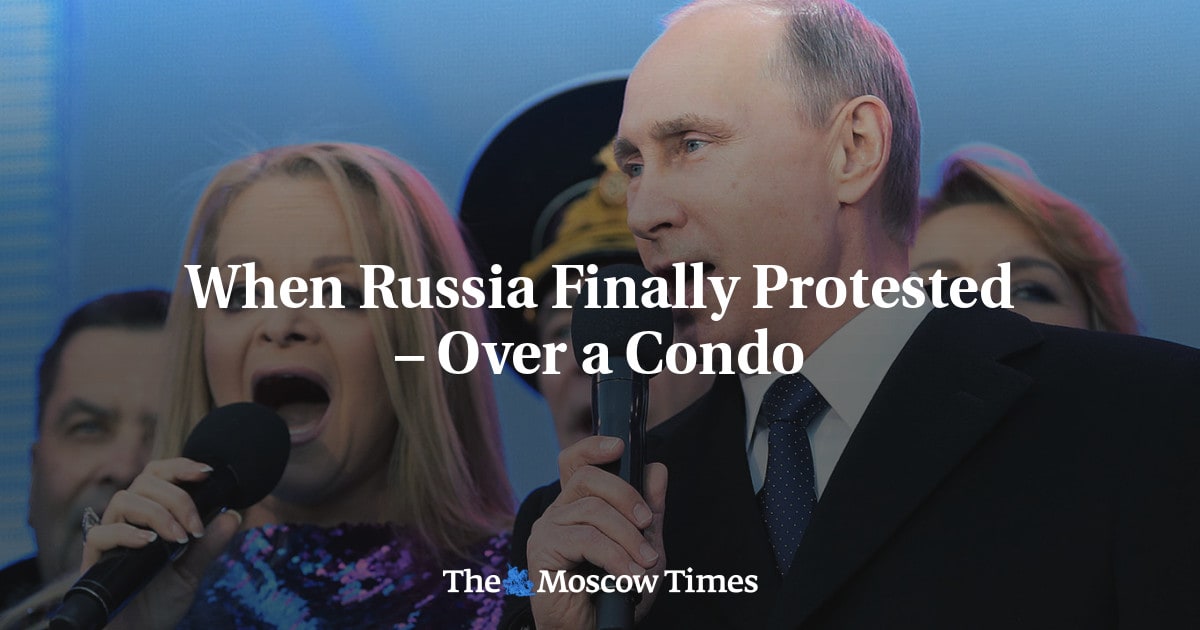 Mikhail Zygar: When Russia finally protested – over a condo