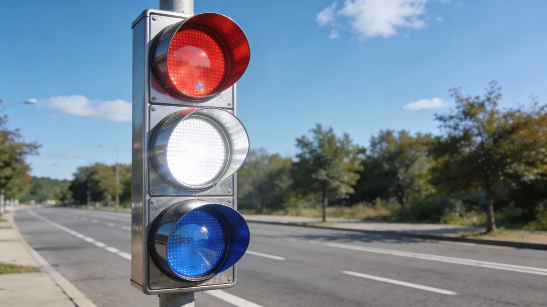 Make Ampeln great again: Das steckt hinter dem Rot-Weiß-Blau-Gerücht