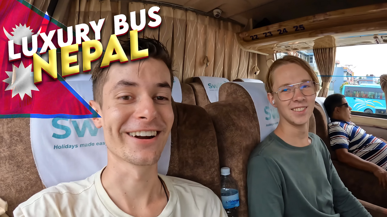 The $10 luxury bus ride across Nepal from Pokhara to Kathmandu