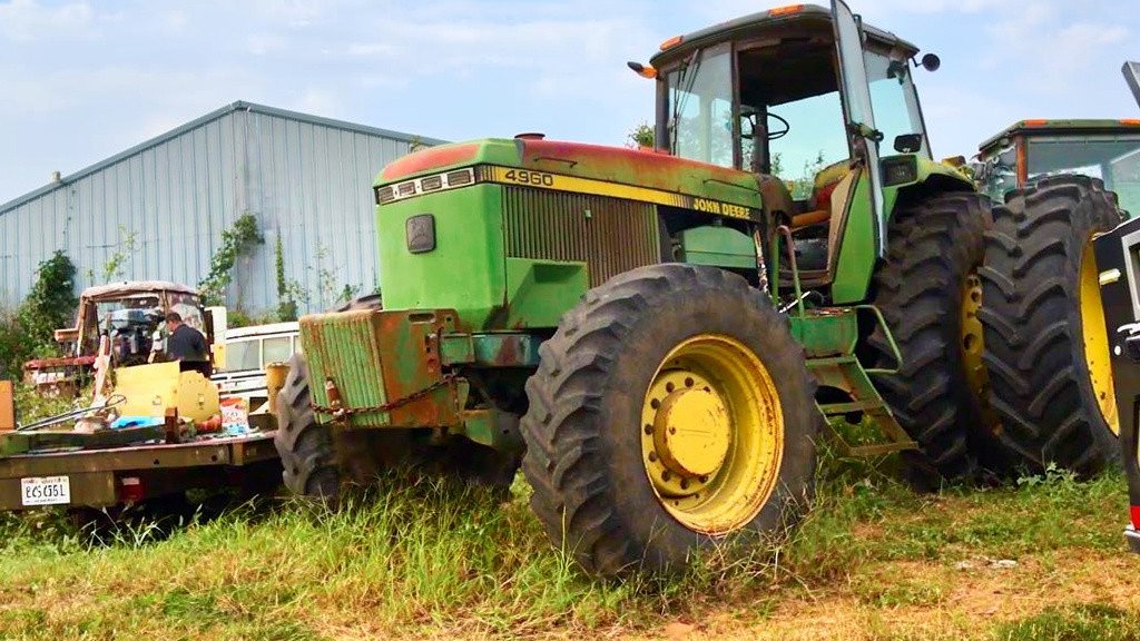 The farm machine left behind after he quit