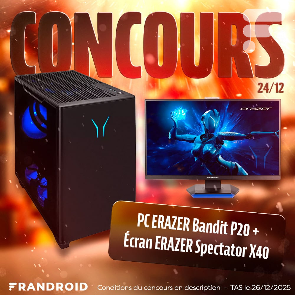 #FrandroidOffreMoi un setup gaming Erazer (PC fixe + écran)