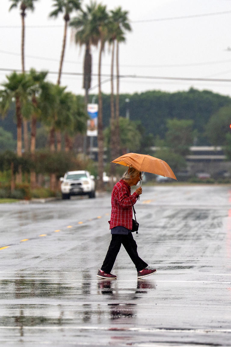 How much rain did Palm Springs area get? See totals and forecast