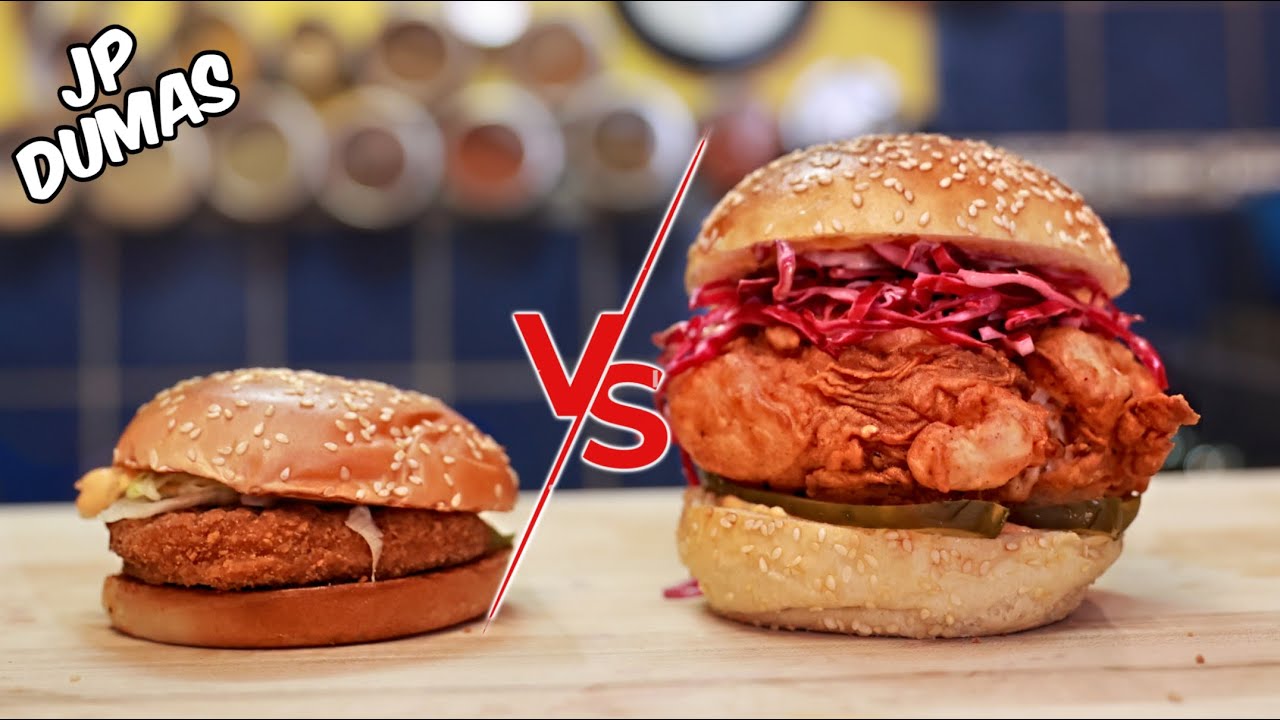 On a comparé le Mac poulet maison et fast-food… le résultat!