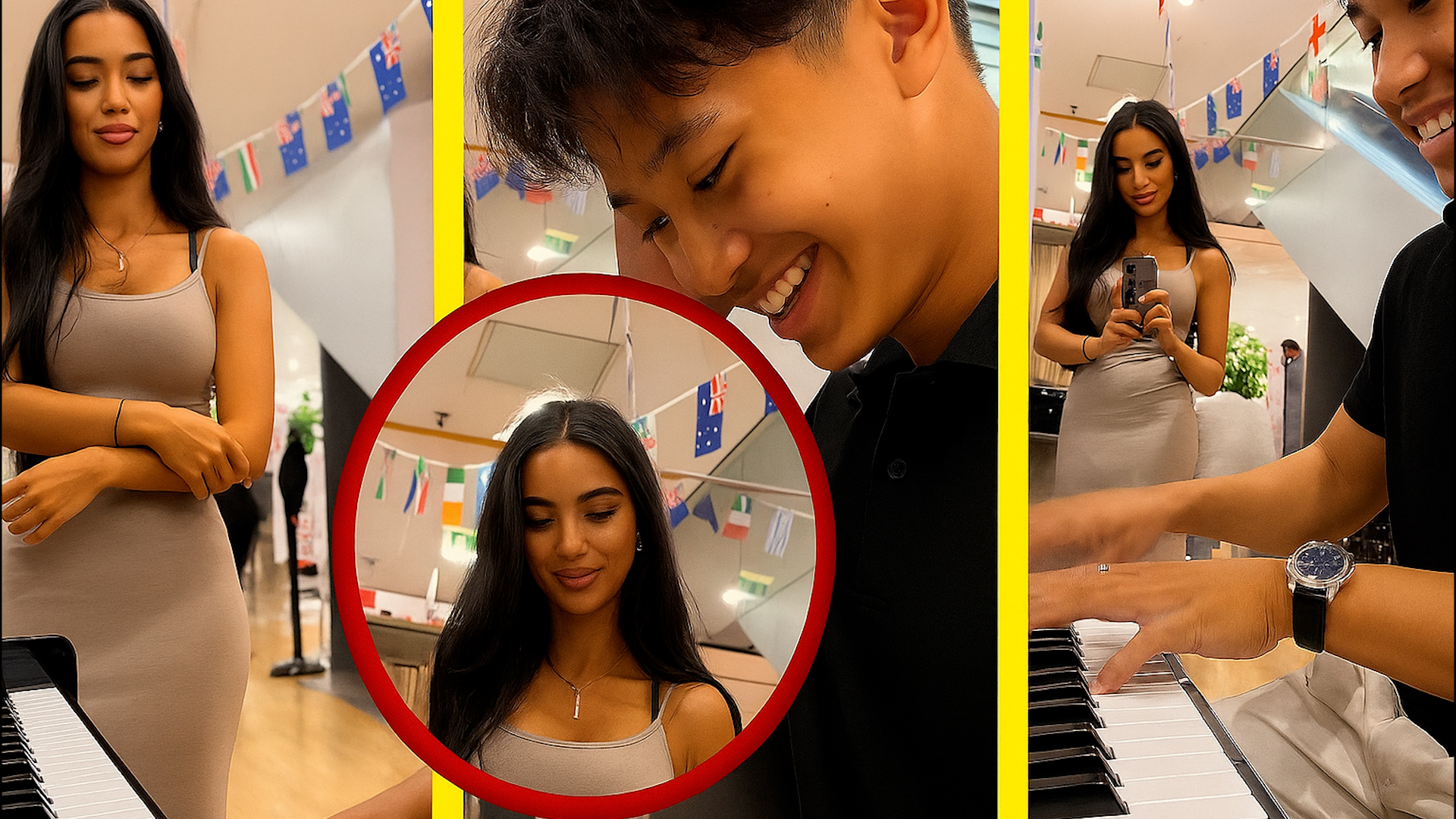 She challenged me to play an Arabic song in public