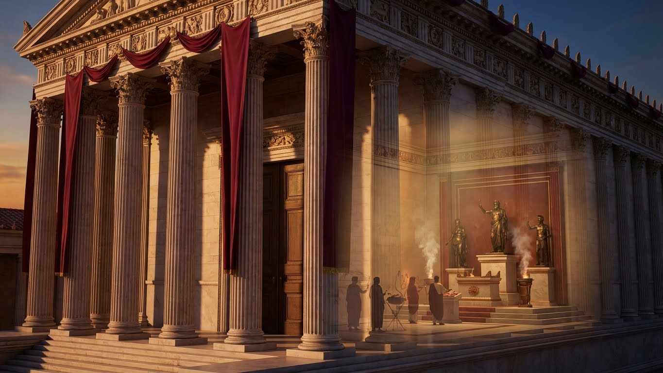 Inside the architecture and rituals of ancient Roman temples reimagined ...