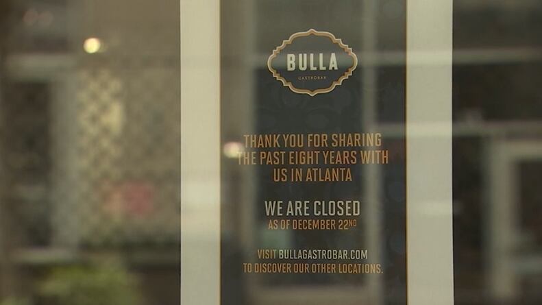 Spanish tapas restaurant Bulla in Midtown abruptly closes