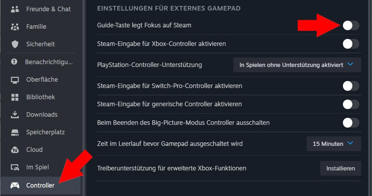 Steam: Big-Picture-Mode (BPM) beenden & deaktivieren
