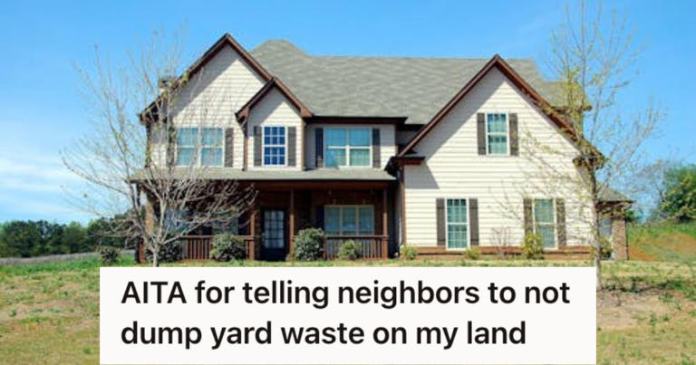 Homeowner confronted three neighbors dumping yard waste on his property ...