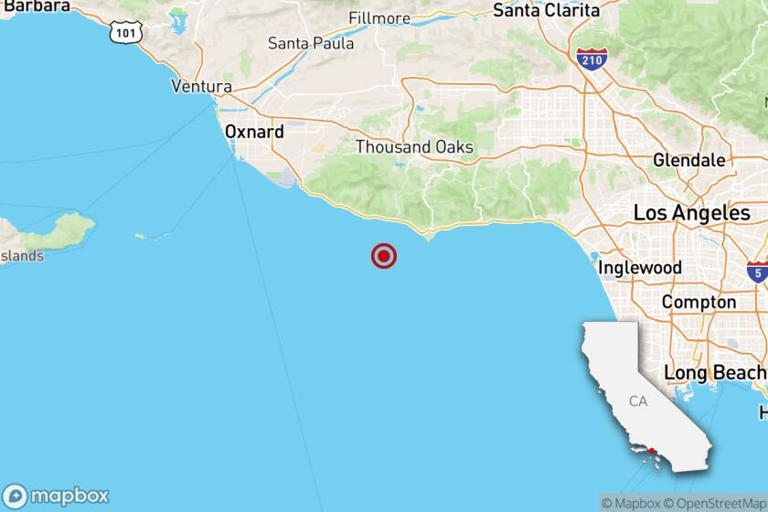 Magnitude 2.6 earthquake reported off Malibu