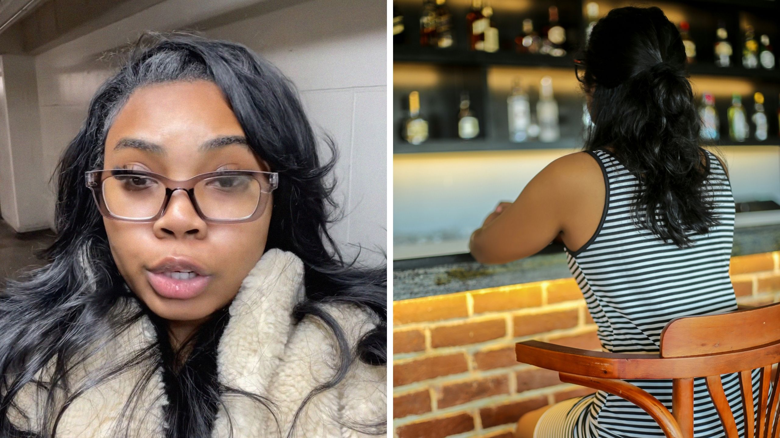 My biggest fear: Woman sits alone at a hotel bar. Then she gets ...