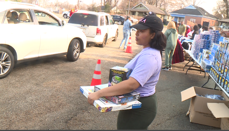 COGIC distributes toys, joy to local families