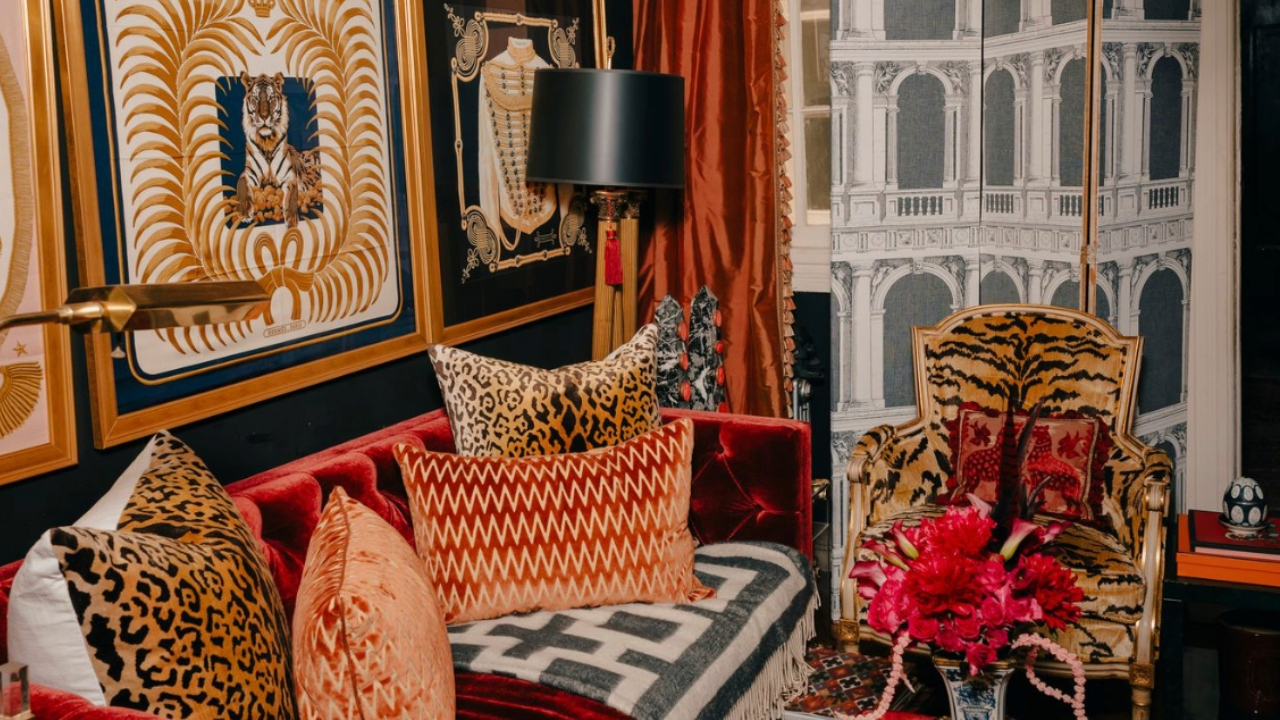 Inside a maximalist, moody 600-square-foot NYC apartment