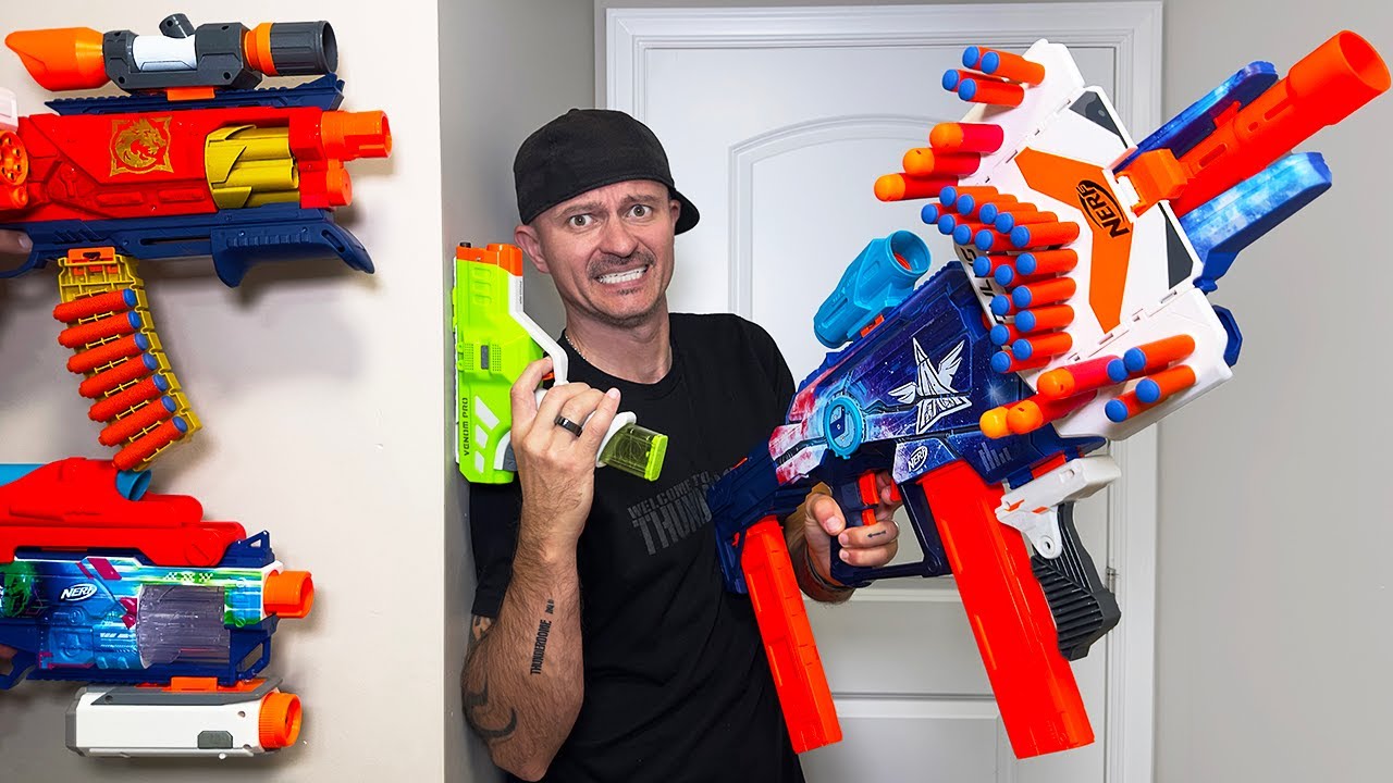 Nerf war: Kid vs dad showdown 4