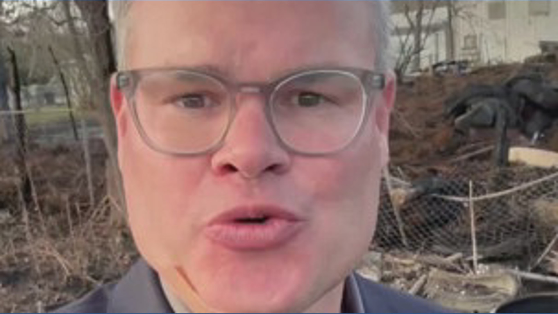 Massive used tire business fire