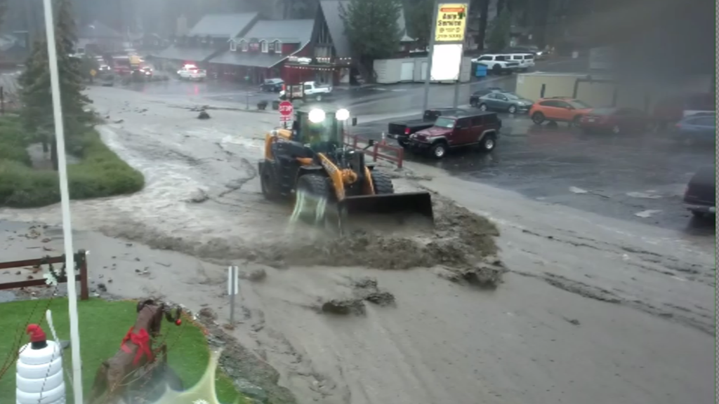 Wrightwood community advised to shelter in place as debris and mud ...