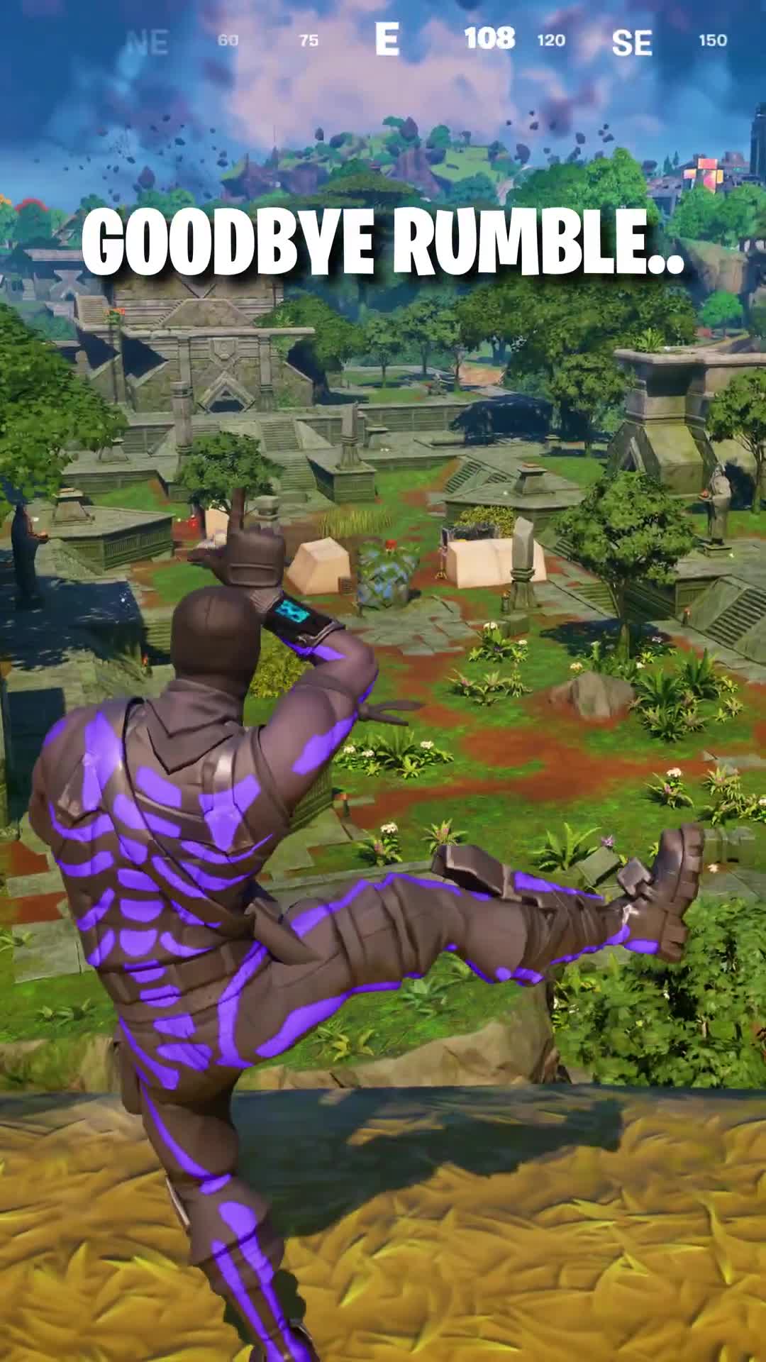 Goodbye Fortnite chapter 4! 😳🥺 #shorts