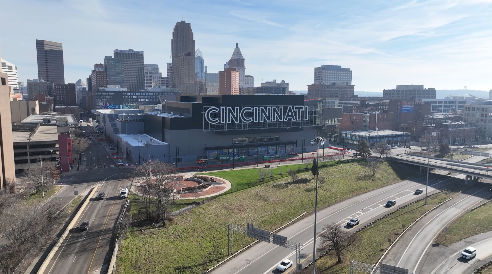 Iconic 'Cincinnati' sign back up ahead of convention center reopening ...