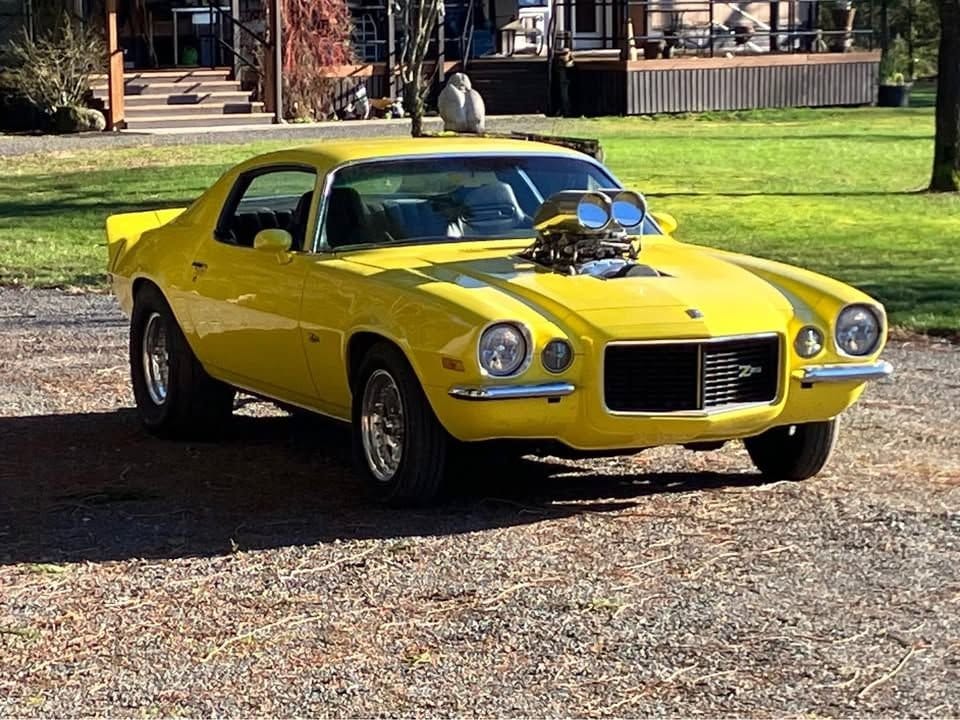 Blown 1970 Camaro Z28 pro street listed with built V8 and original body