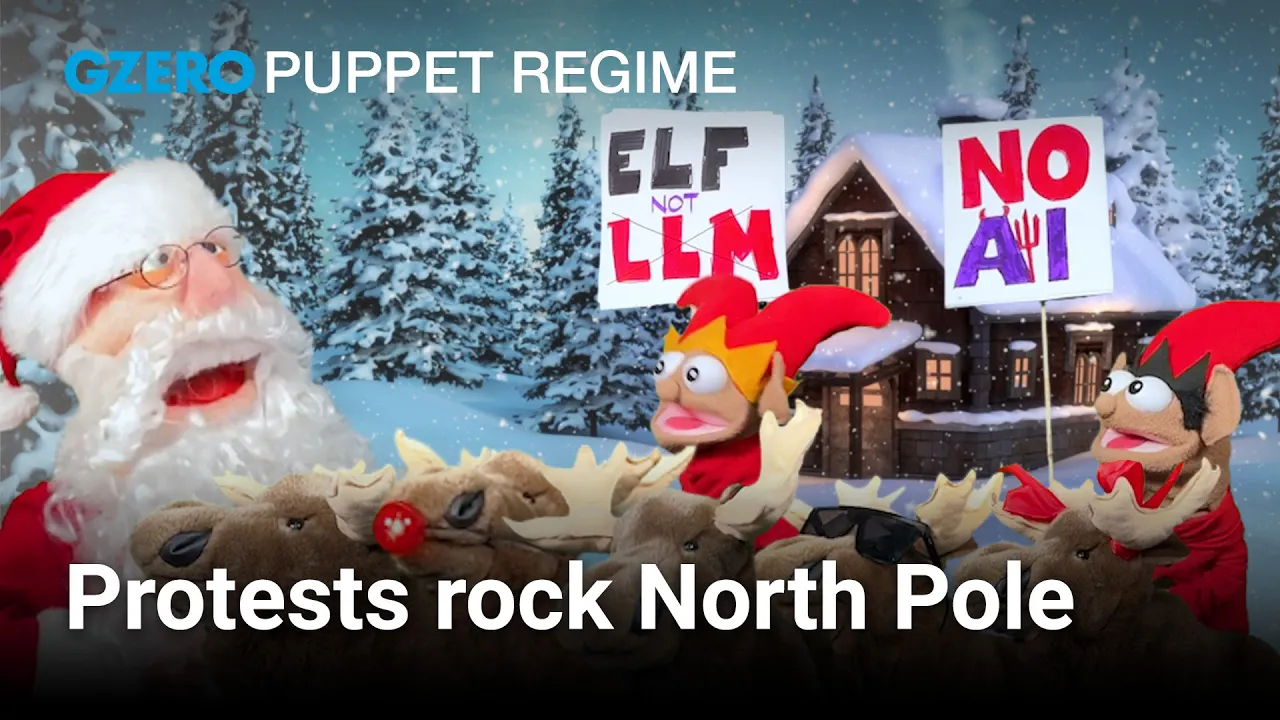Protests against AI rock the North Pole | PUPPET REGIME