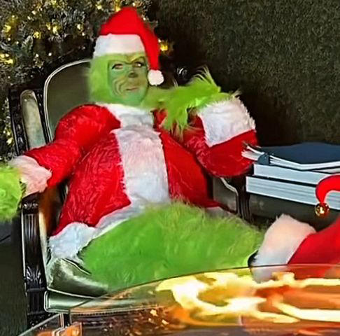 Celine Dion dresses as the Grinch, reenacts iconic movie scene in ...