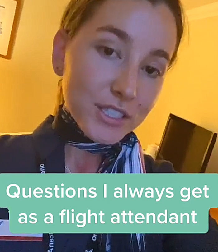 Flight attendant answers 19 most frequently asked questions