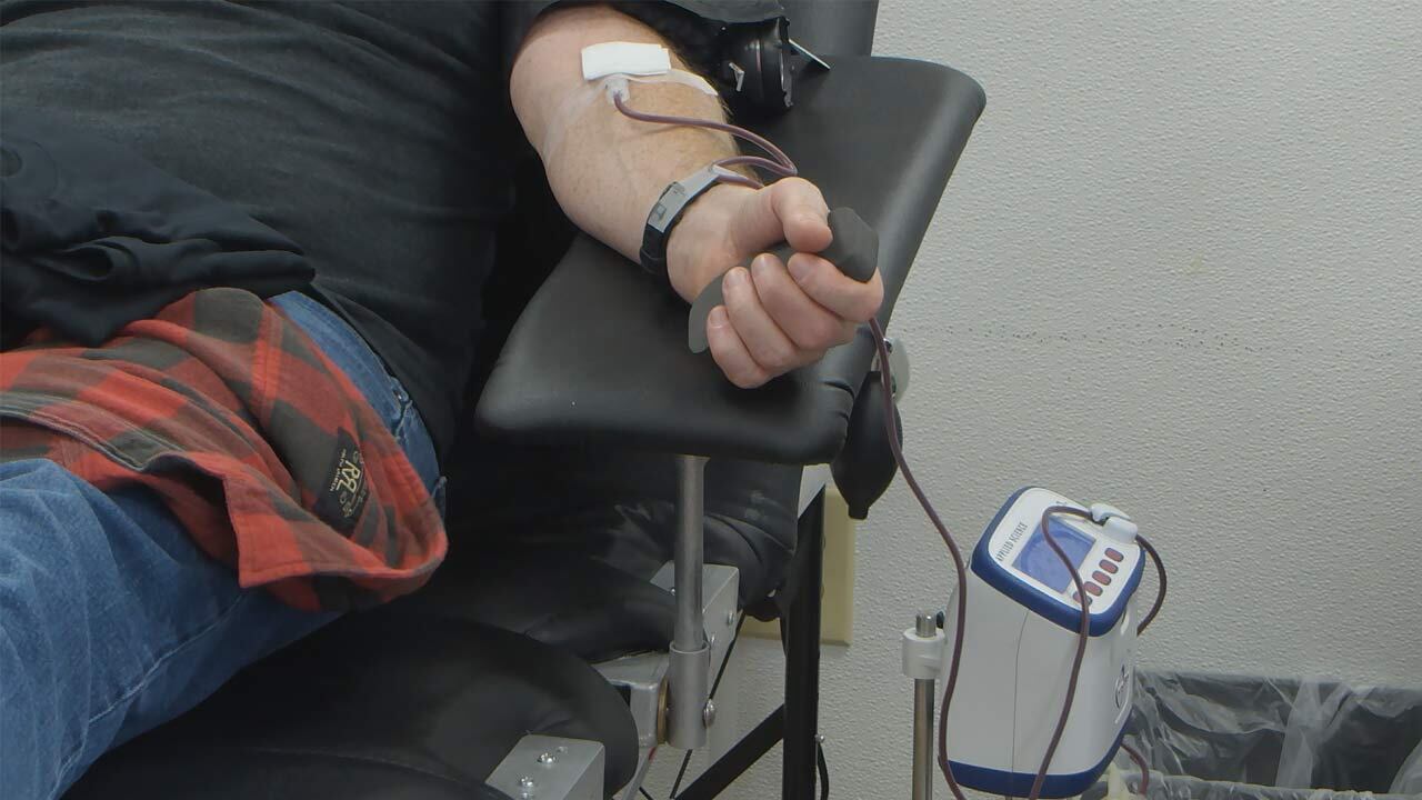 Healthcare officials pushing for blood donations during the holidays