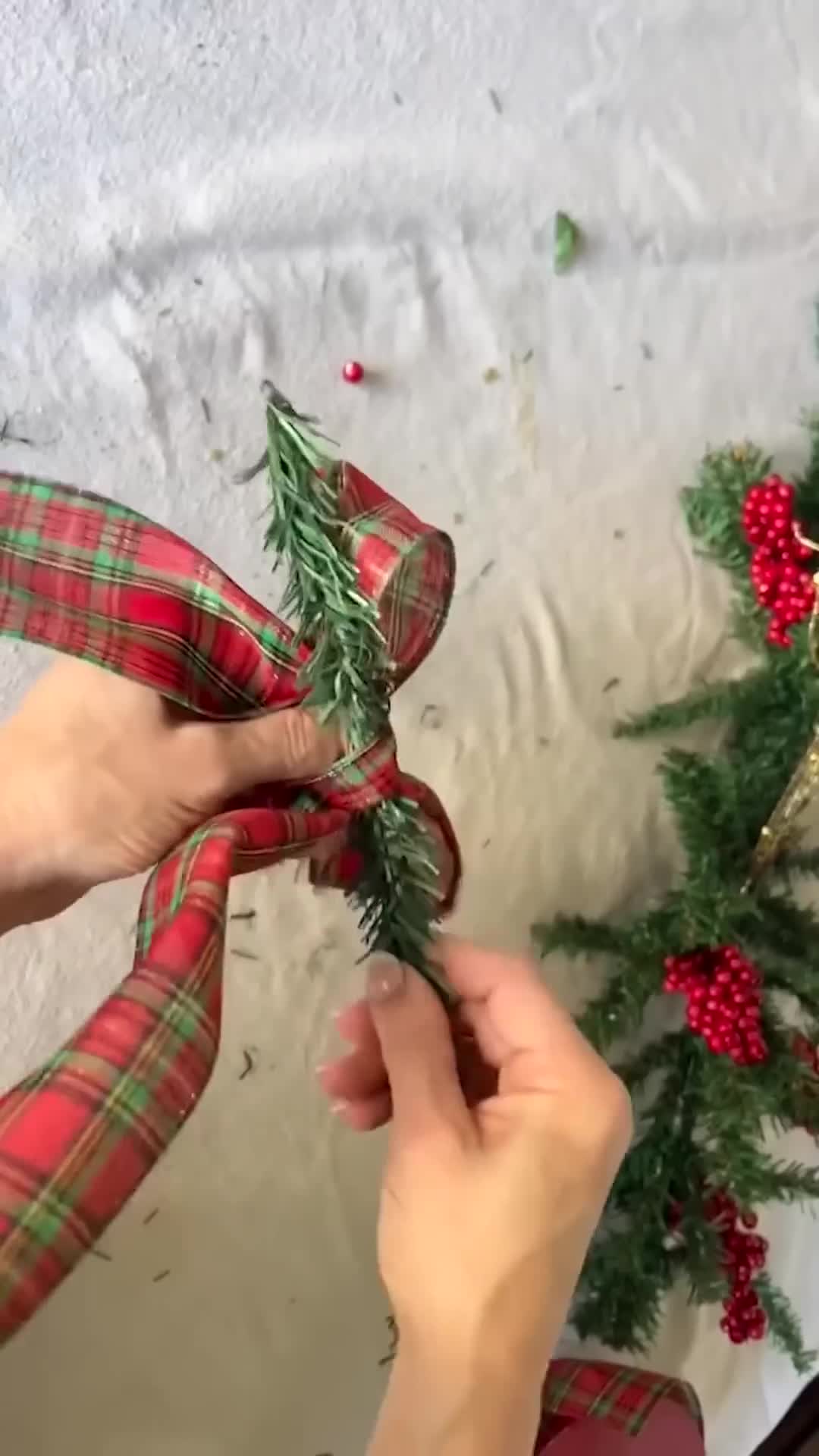 Grab a Dollar Tree mini tree 🌲👀