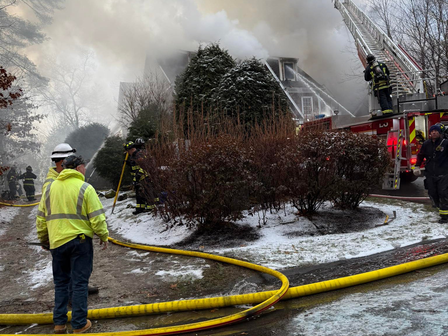 21-year-old woman dies in massive Christmas Eve fire at Needham home