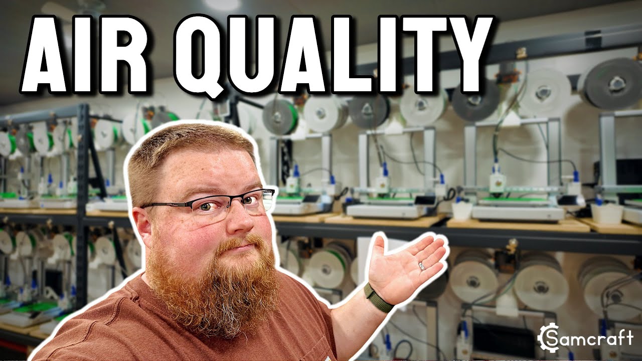 Testing my 3D print farm air quality