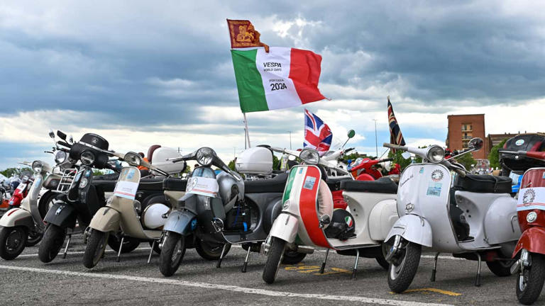 Old scooters will take over Goodwood for Vespa’s 80th birthday