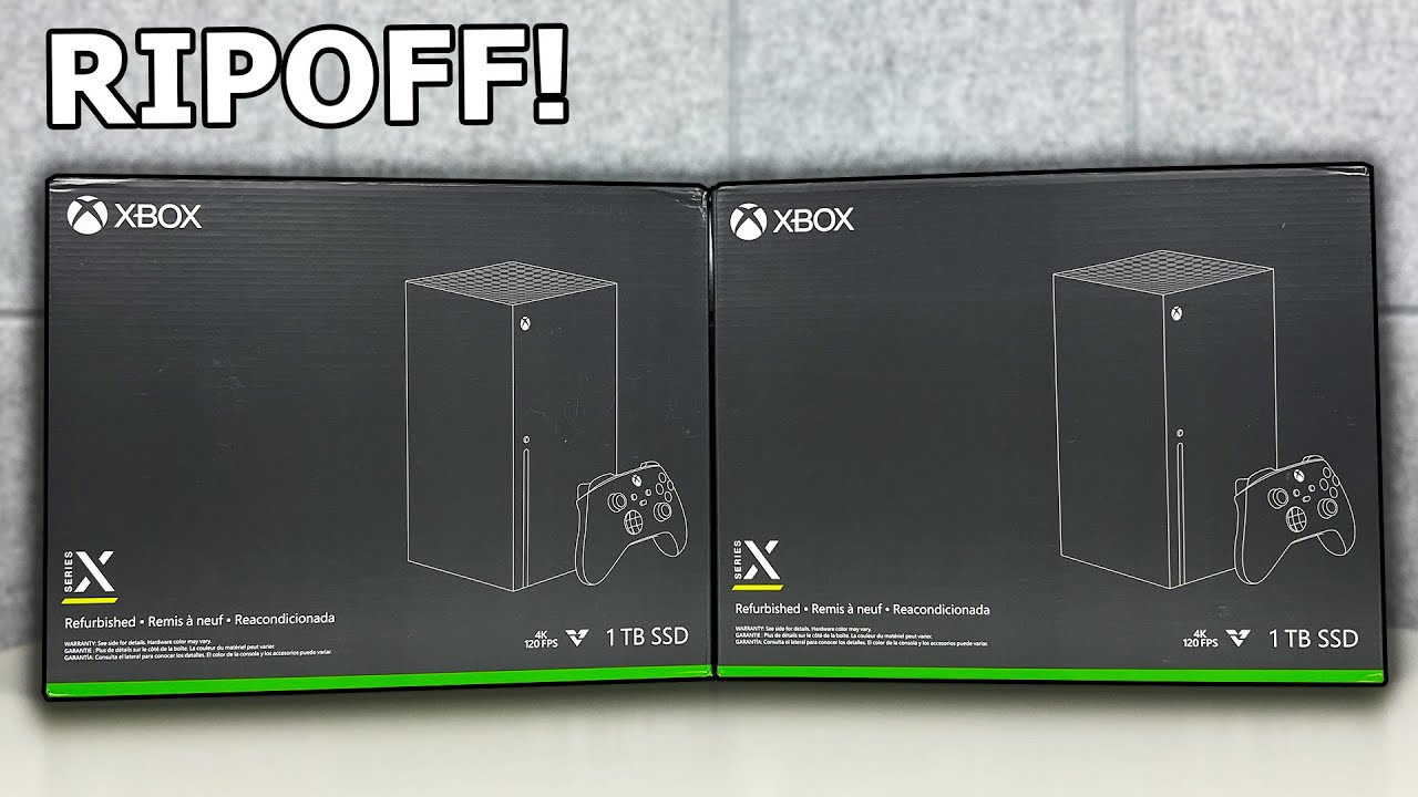 I bought refurbished Xbox Series S consoles from GameStop