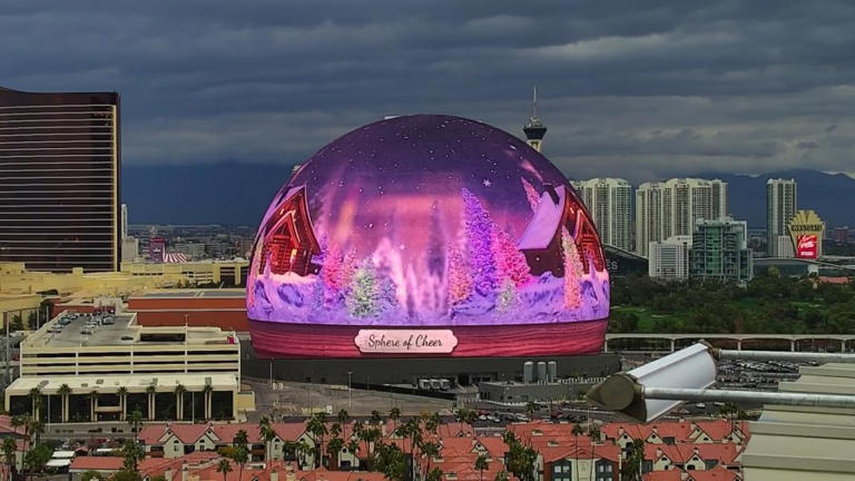 Las Vegas greets Christmas Eve with soggy weather, flood watch