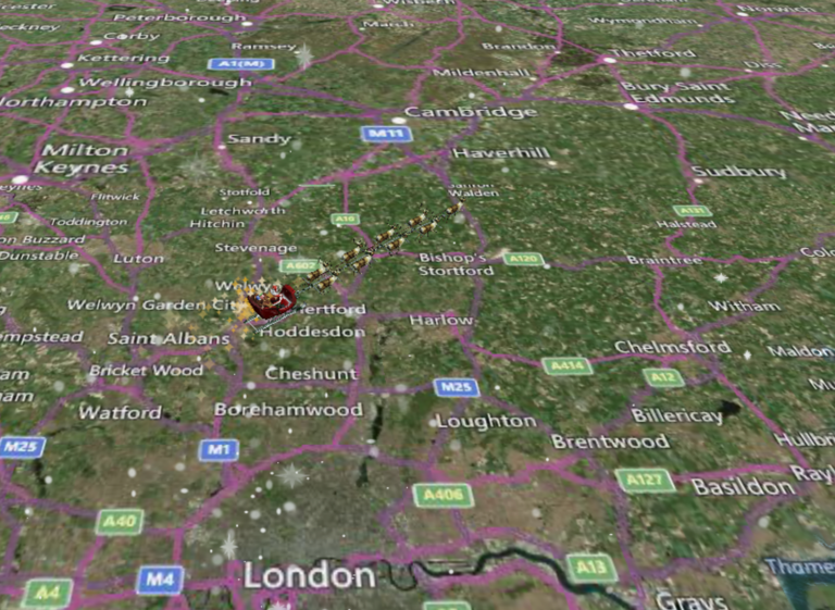 Norad Santa tracker live: Follow Father Christmas as he delivers gifts