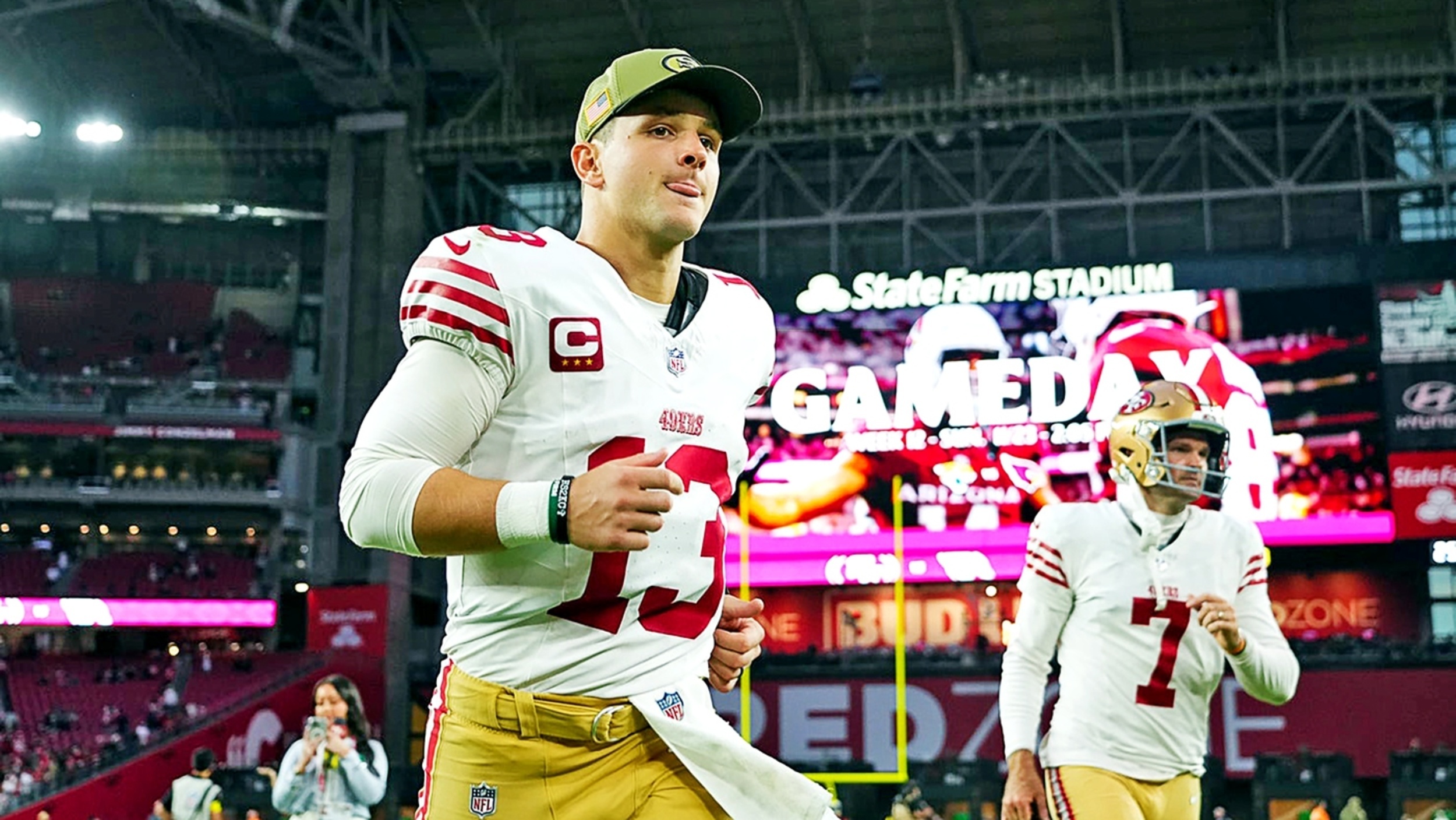 49ers QB Brock Purdy shuts down reporter's question about Kyle Shanahan ...