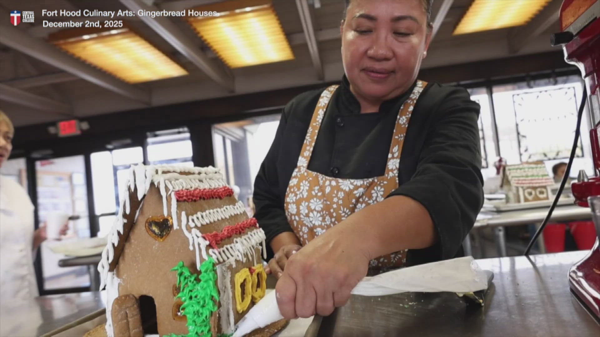 CTC students complete final exams by making gingerbread houses