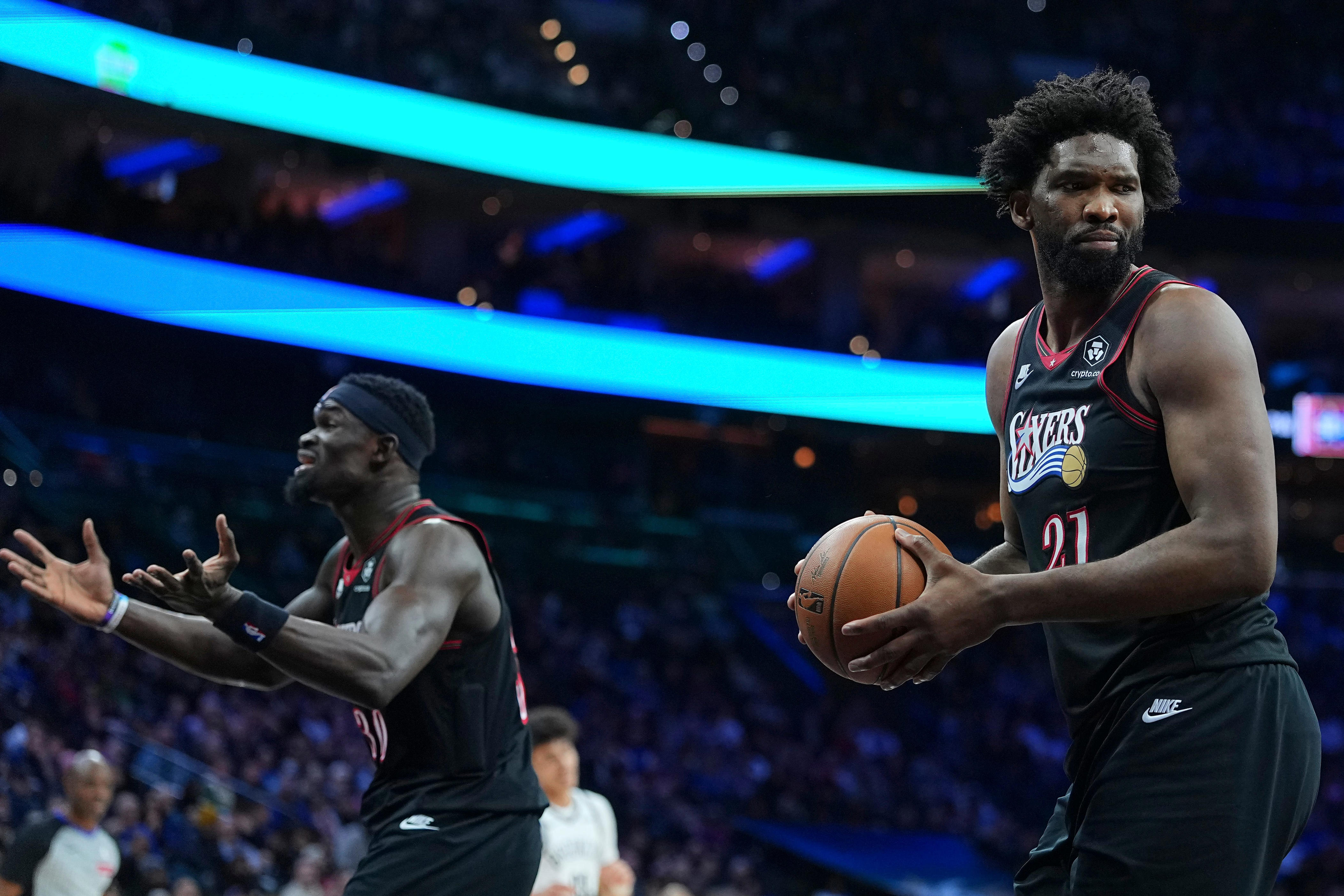 Joel Embiid addresses double big lineups in Sixers loss to Nets