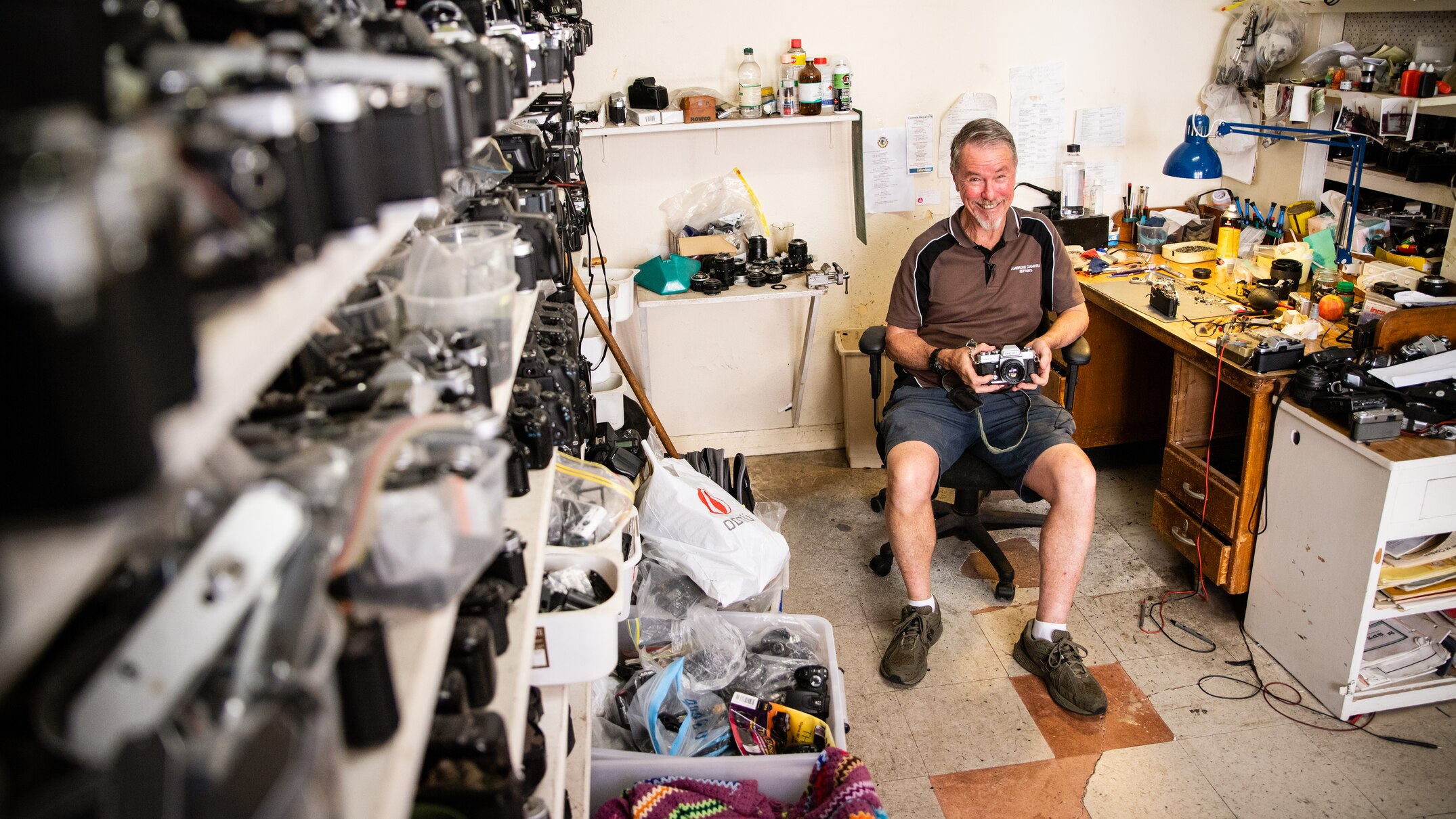 Analogue camera technicians with decades of experience retiring amid ...