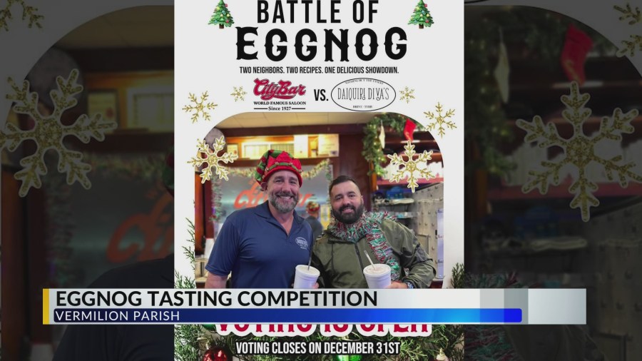 Local businesses in Maurice battle for best tasting eggnog title