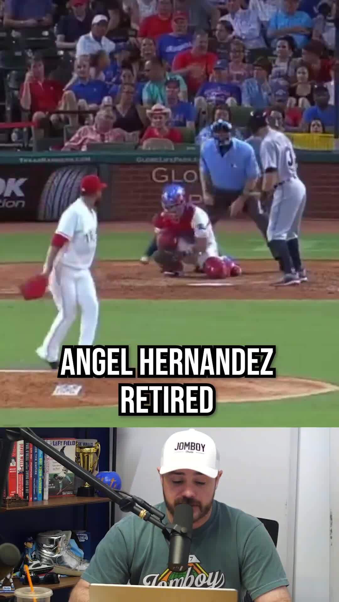 Angel Hernandez was the only umpire players called out like this #mlb # ...