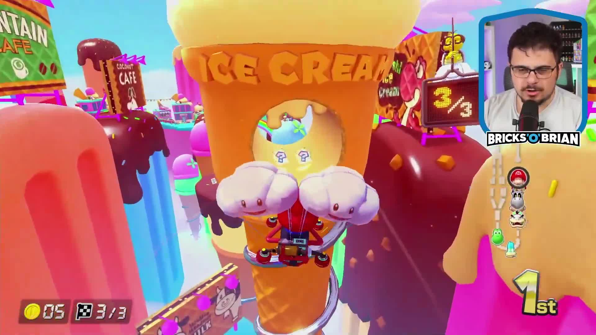 Sky high propeller cup! | Mario Kart 8 Deluxe with Bricks 'O' Brian