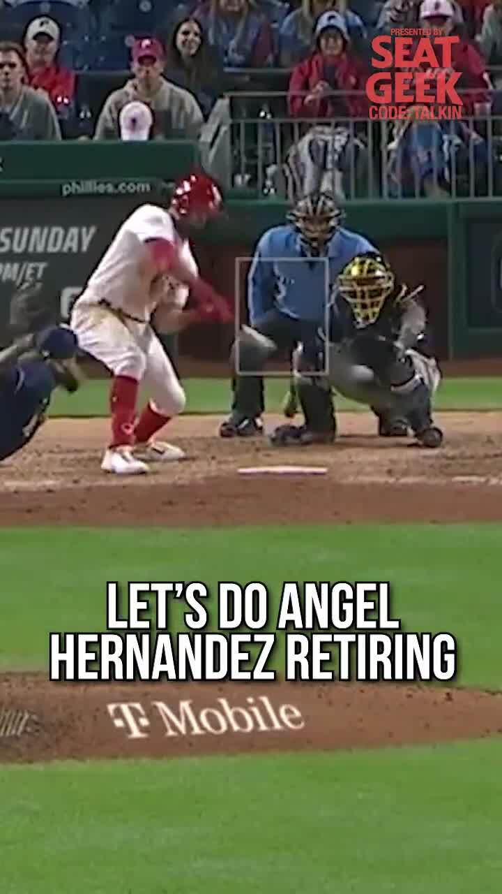 It was time for Angel Hernandez to retire #baseball #mlb #umpire #sports