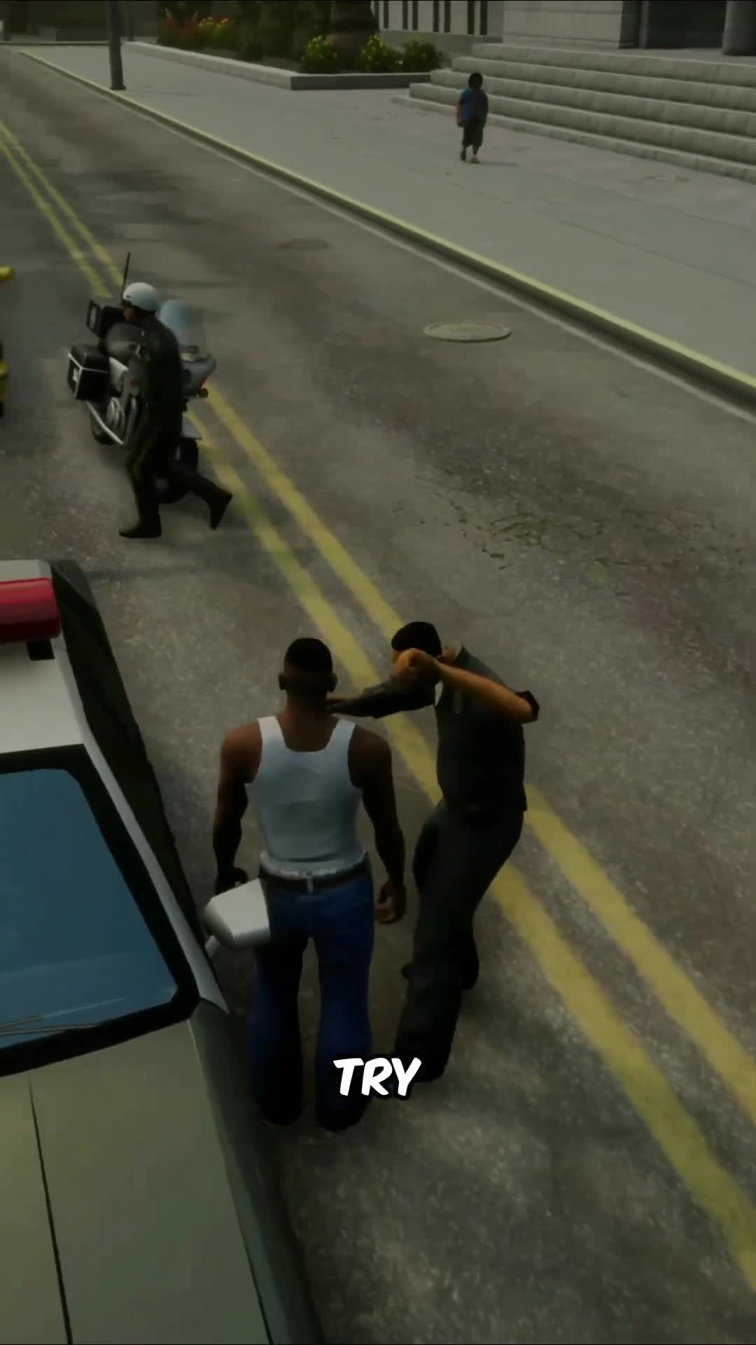 What happens if you punch a police car in all the GTA games #videogames ...