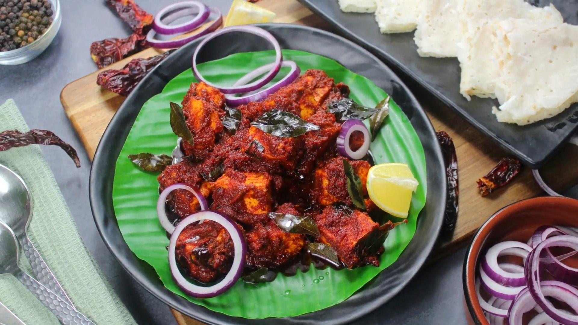 Masaledar paneer ghee roast at home