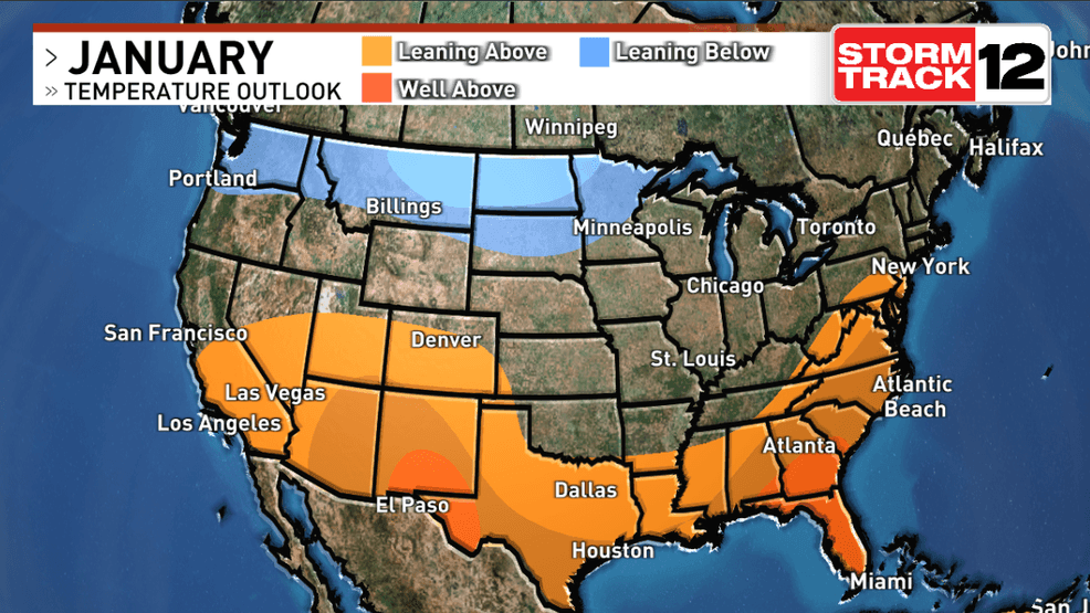 New Bern starts 2026 with above-normal temperatures and no significant ...
