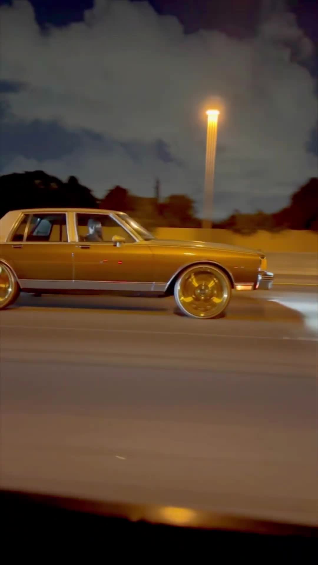 Chevy box on gold 26’ Forgiatos skating