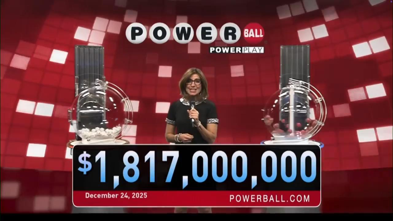 Numbers drawn for estimated $1.7 billion Powerball jackpot