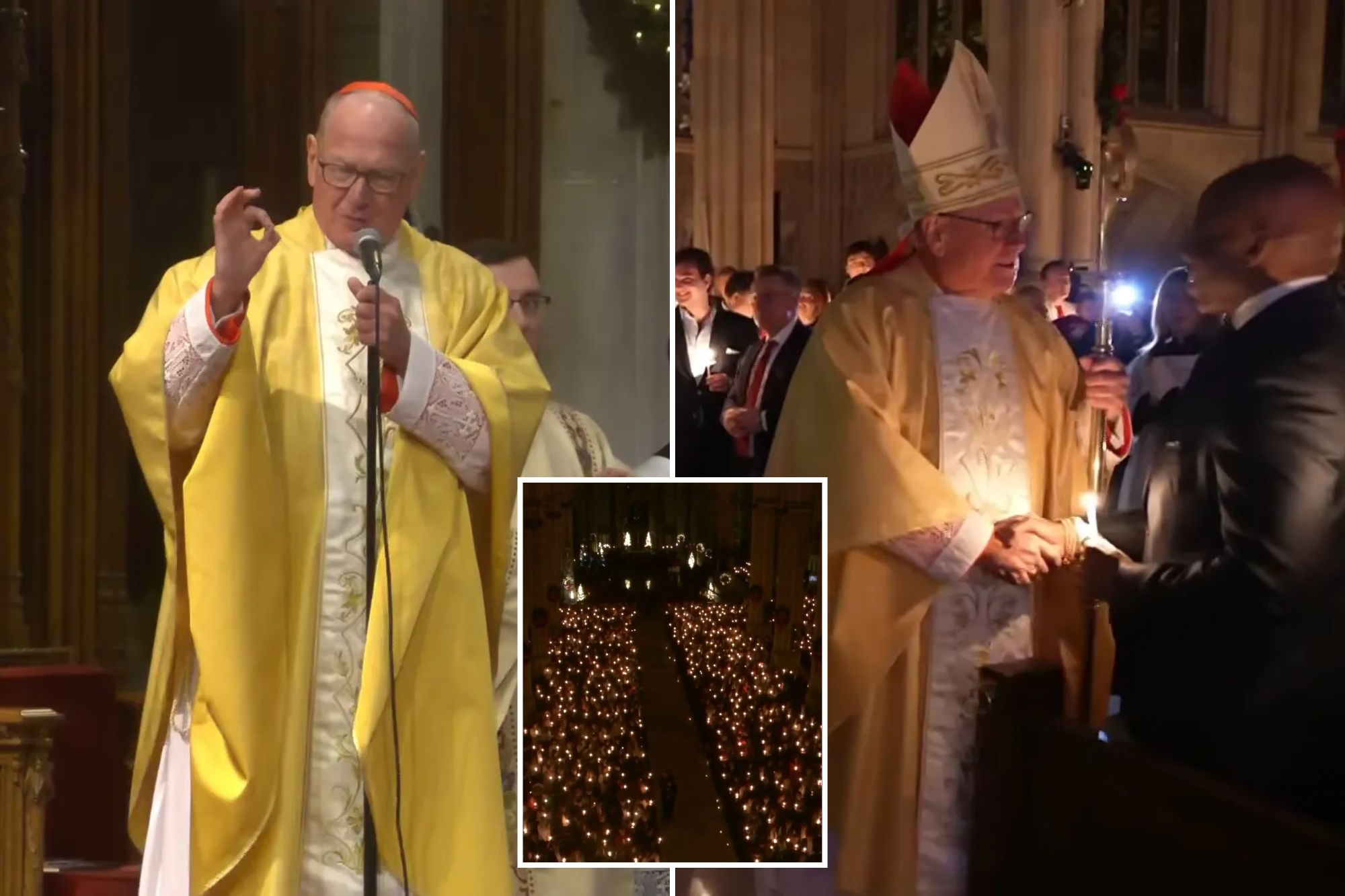 Cardinal Dolan holds final midnight Mass at St. Patrick’s Cathedral ...